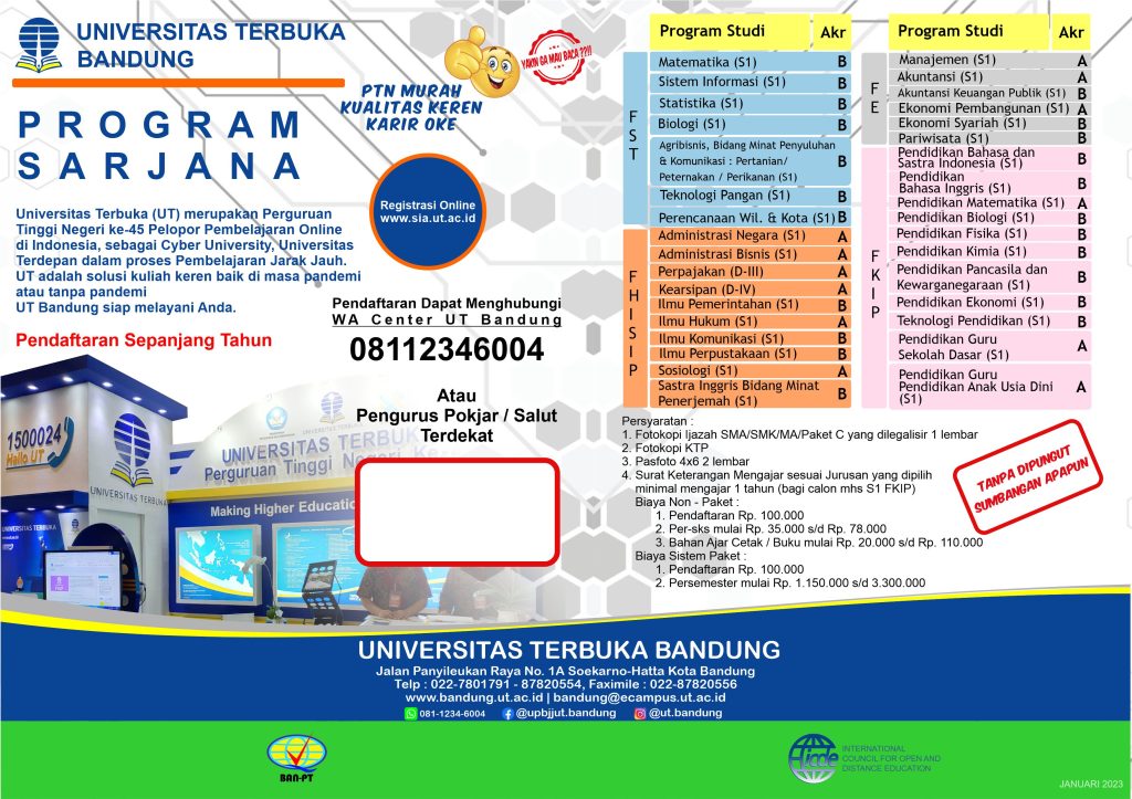 Brosur - Universitas Terbuka Bandung