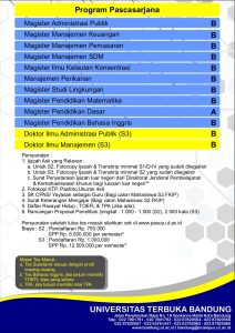 Brosur - Universitas Terbuka Bandung